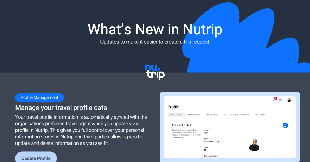 What’s New in Nutrip (General)